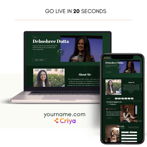 Criya | Professional Excellence in 1-Click, with AI