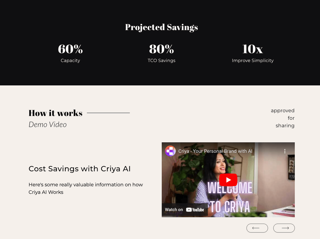Criya | Professional Excellence in 1-Click, with AI