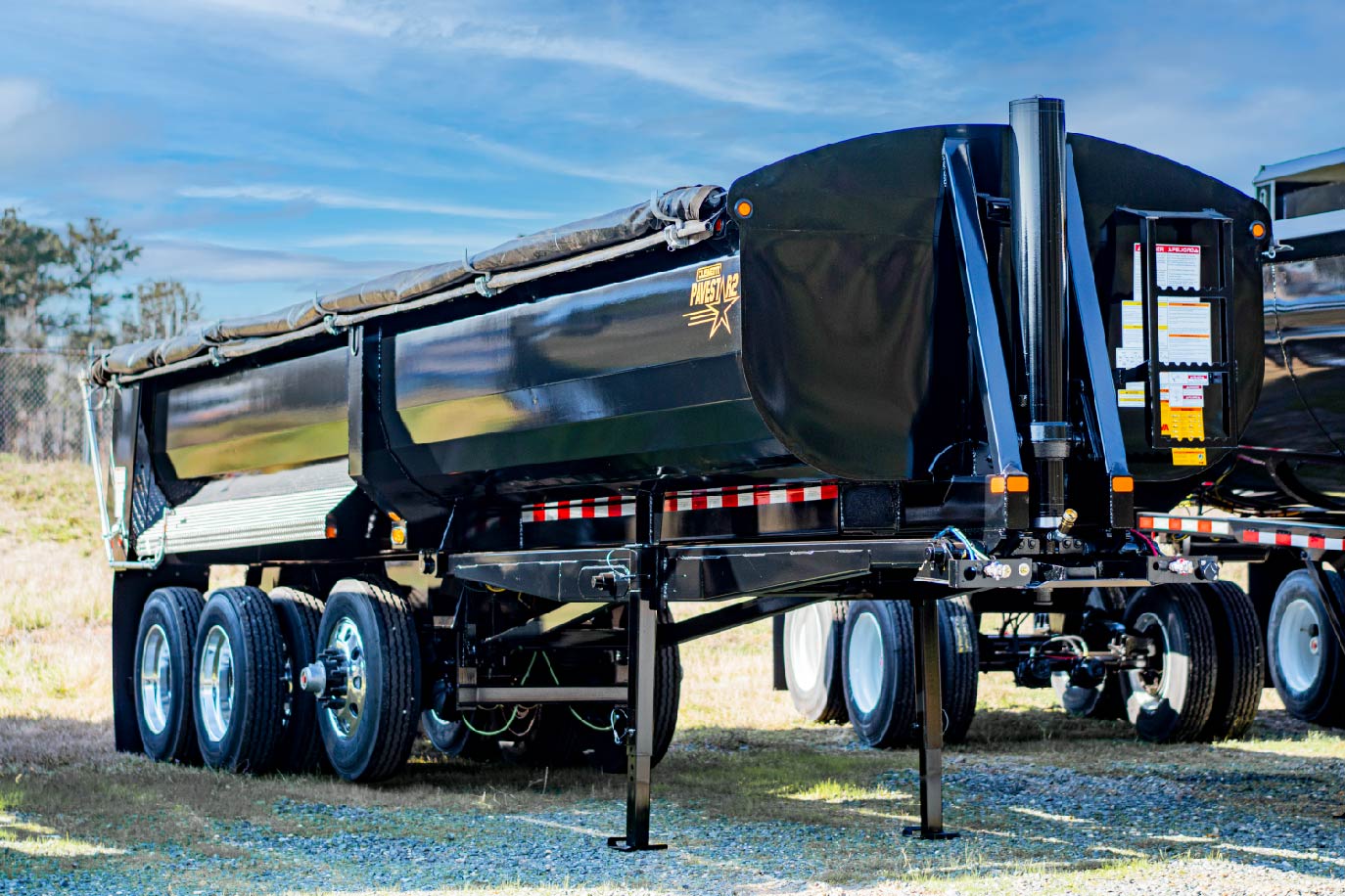 The Clement PaveStar Lightweight Quarter Frame End Dump Trailer
