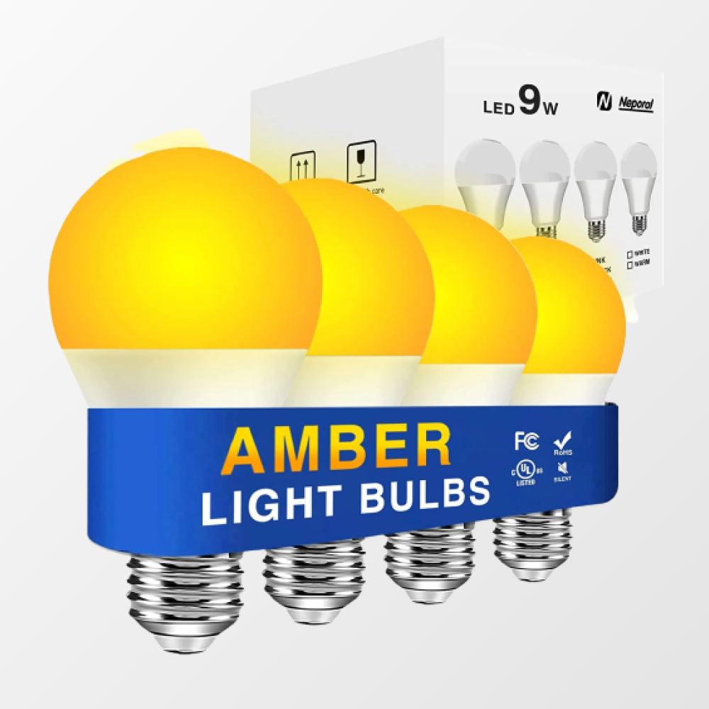 Amber Light Bulbs by Neporal