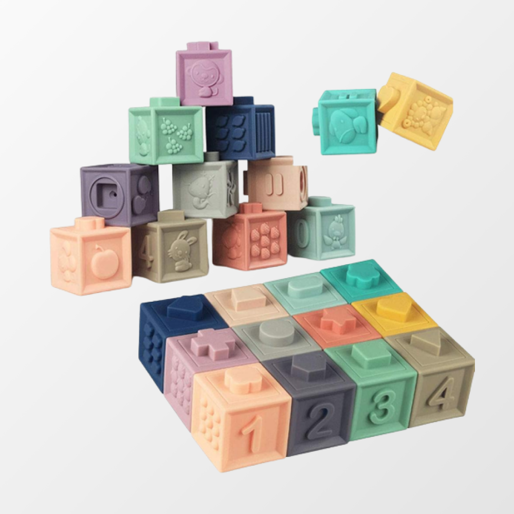 Soft Stacking Blocks by BOBXIN