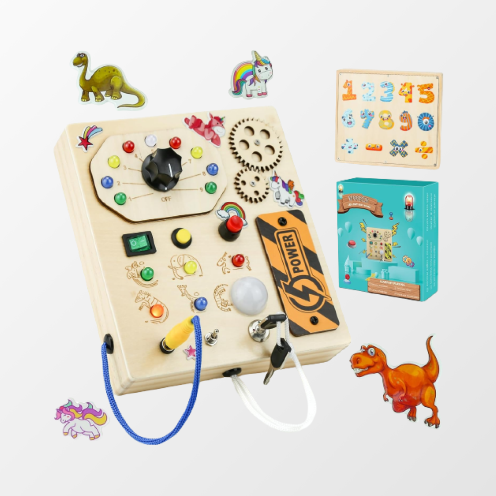 Busy Board with LED Light by JAMIEWIN