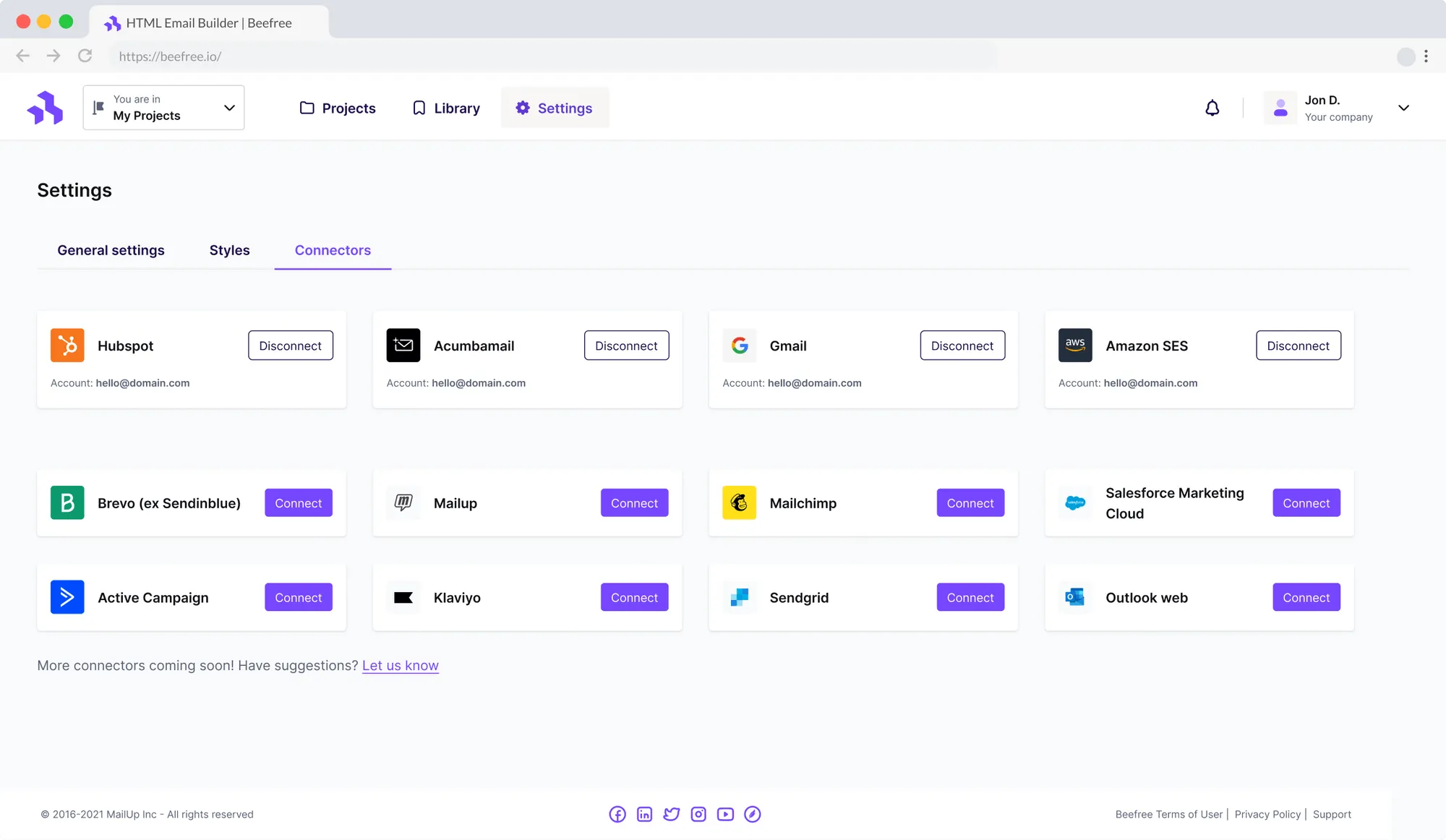 HTML Email Builder | Beefree