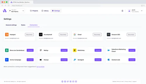 HTML Email Builder | Beefree
