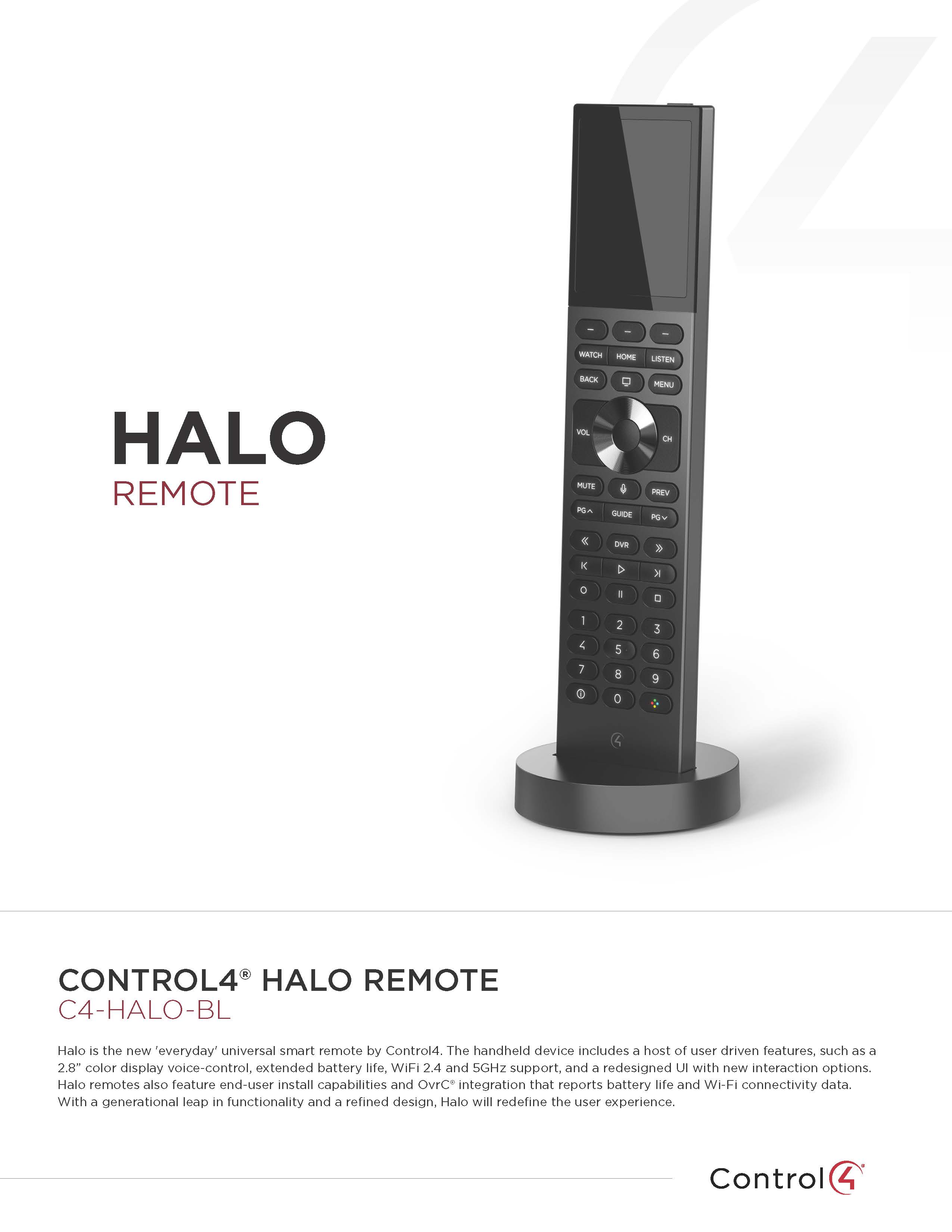 Halo Button Remote