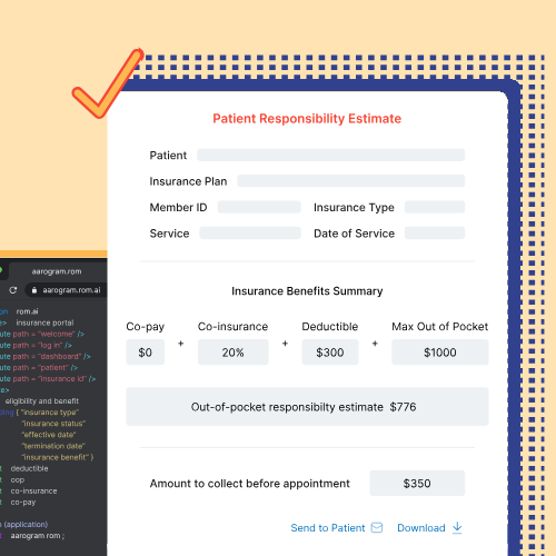 Patient Financial Clearance Platform for Healthcare Providers