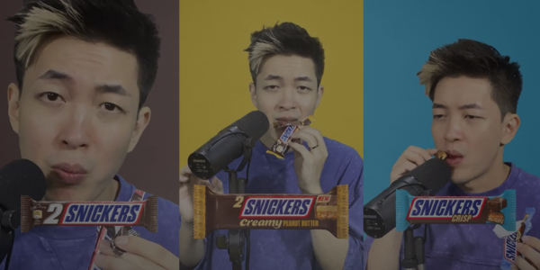 Beatboxer and tiktoker Dharni for Snickers - branża FMCG