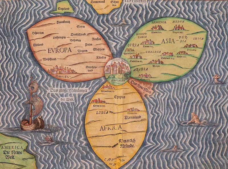 The Famous Map That Placed Jerusalem at the Center of the World | A ...