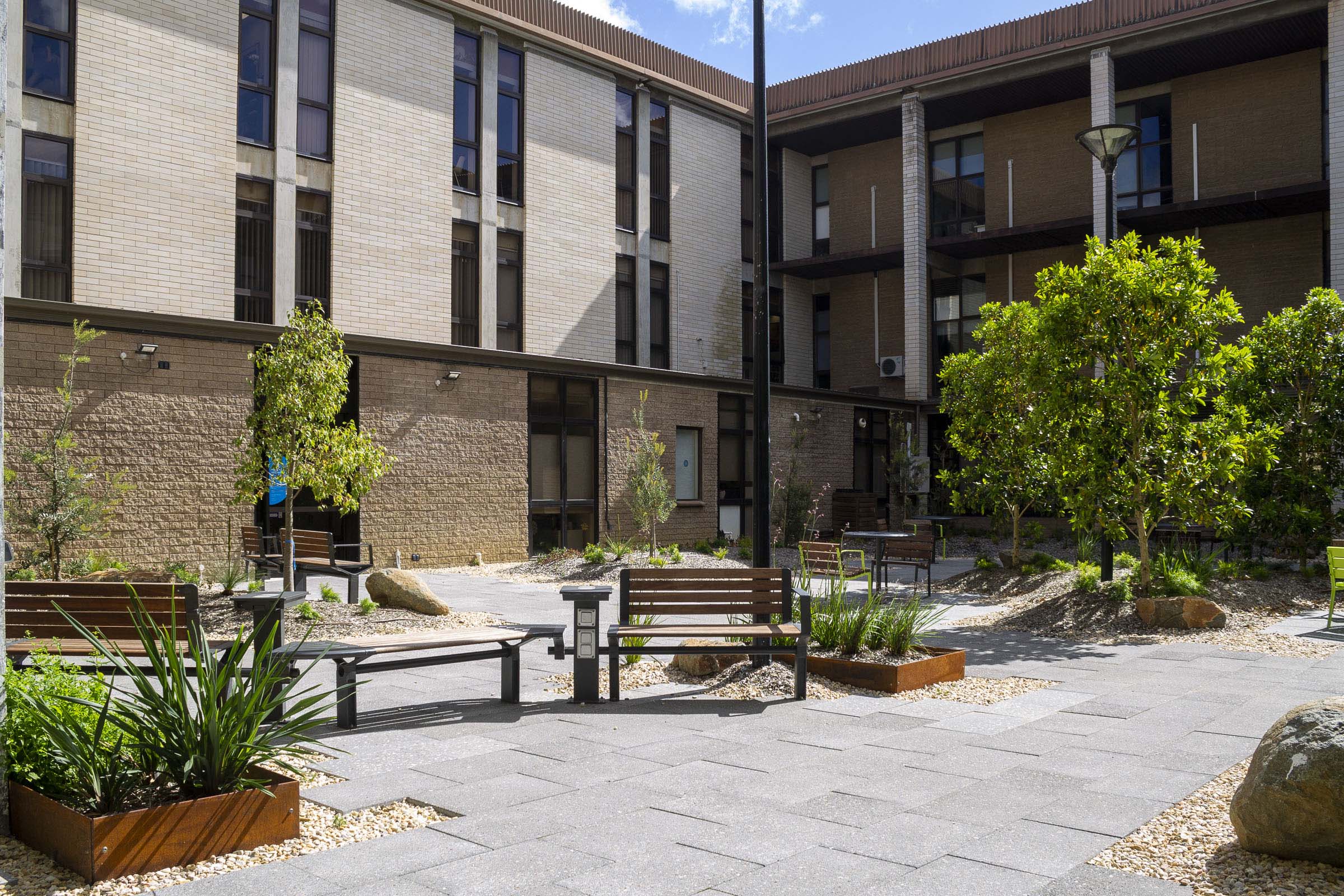 University of Canberra Building 1 Courtyard | Place Logic
