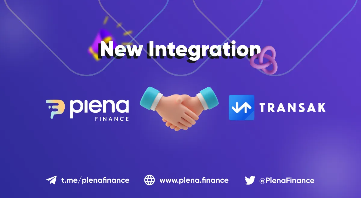 Plena Integrates With Transak