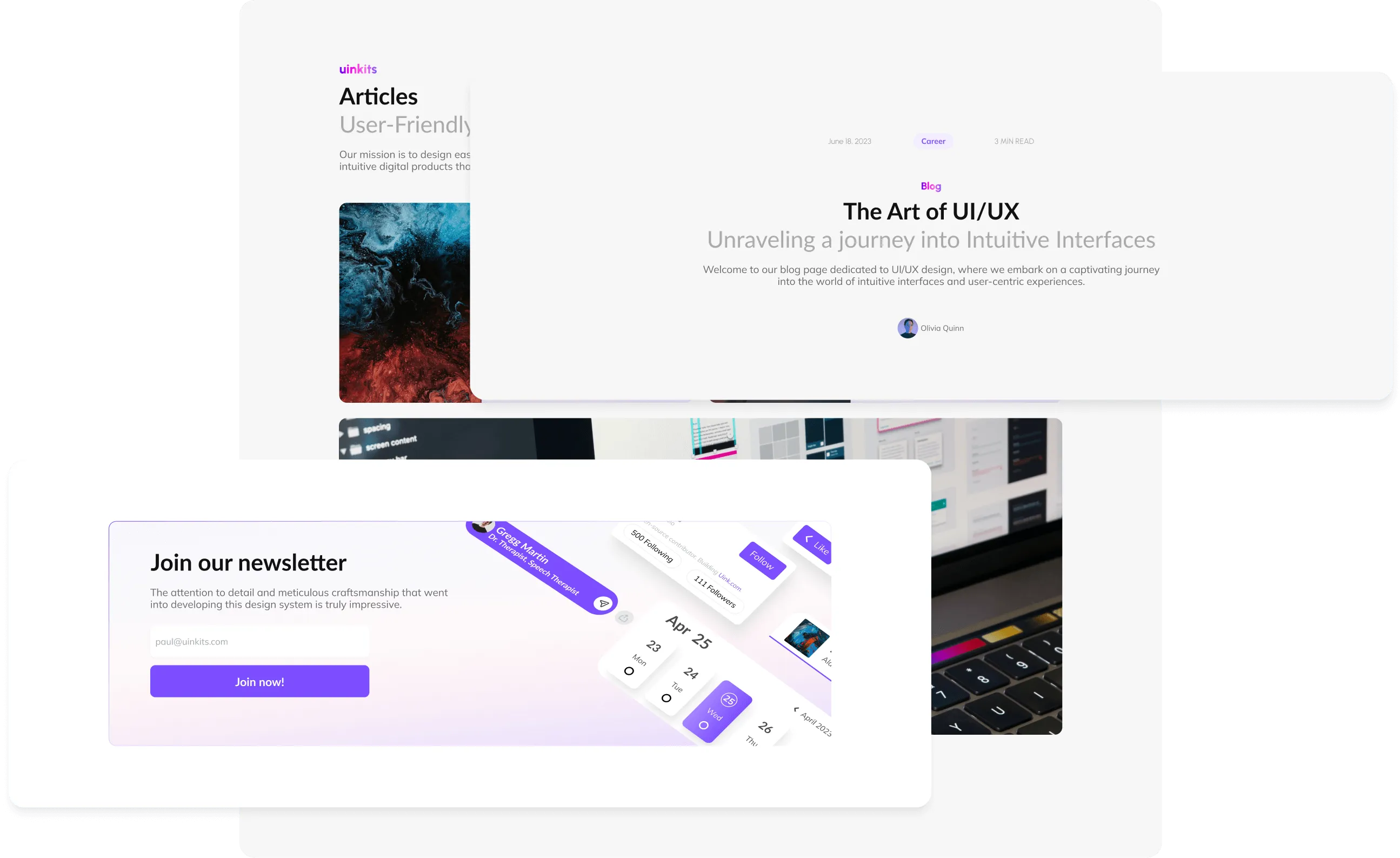 Complete Figma Design System and UI Kit - uinkits
