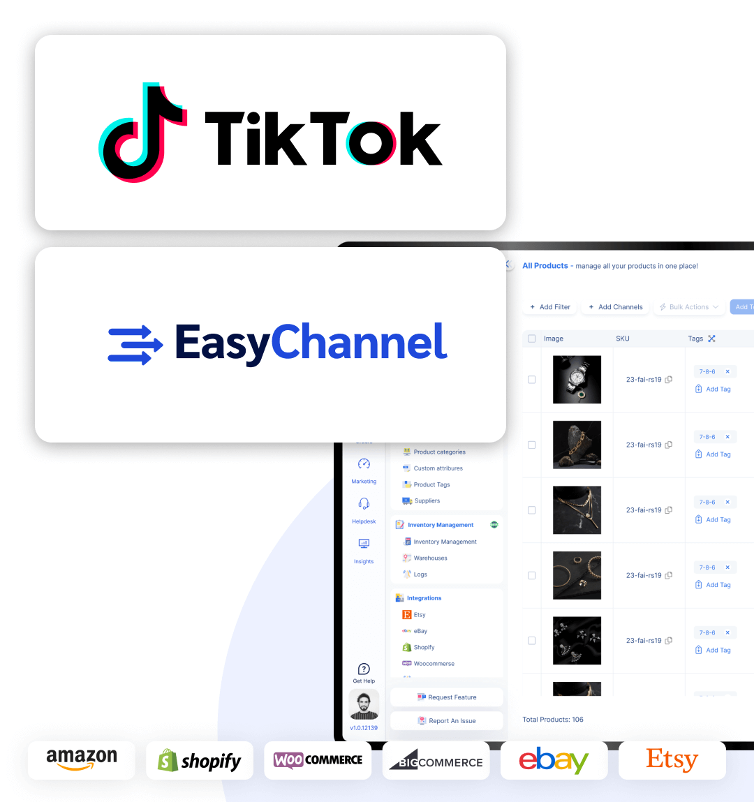 TikTok Seller App & Inventory Managemer | EasyChannel