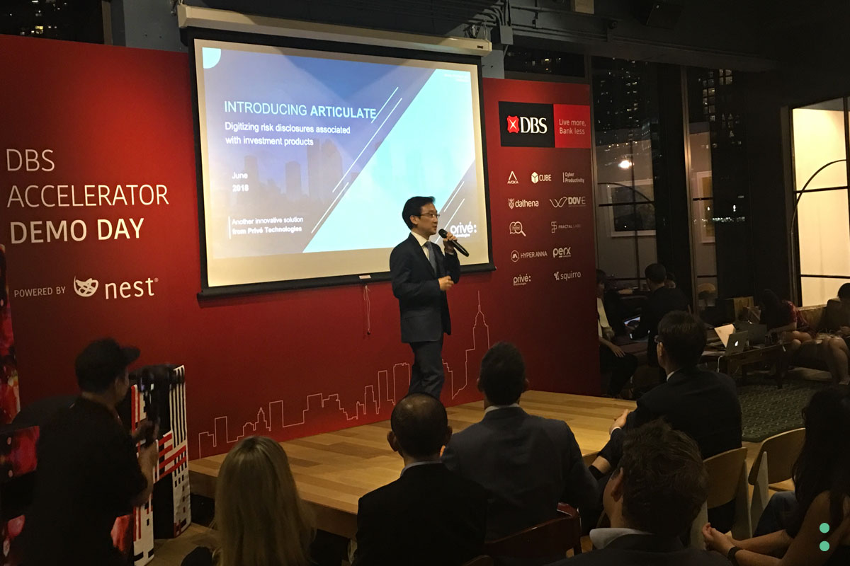 Graduation from the DBS Accelerator! | Prive Technologies