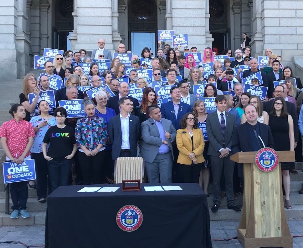 One Colorado | Colorado Governor Jared Polis Signs Landmark LGBTQ ...
