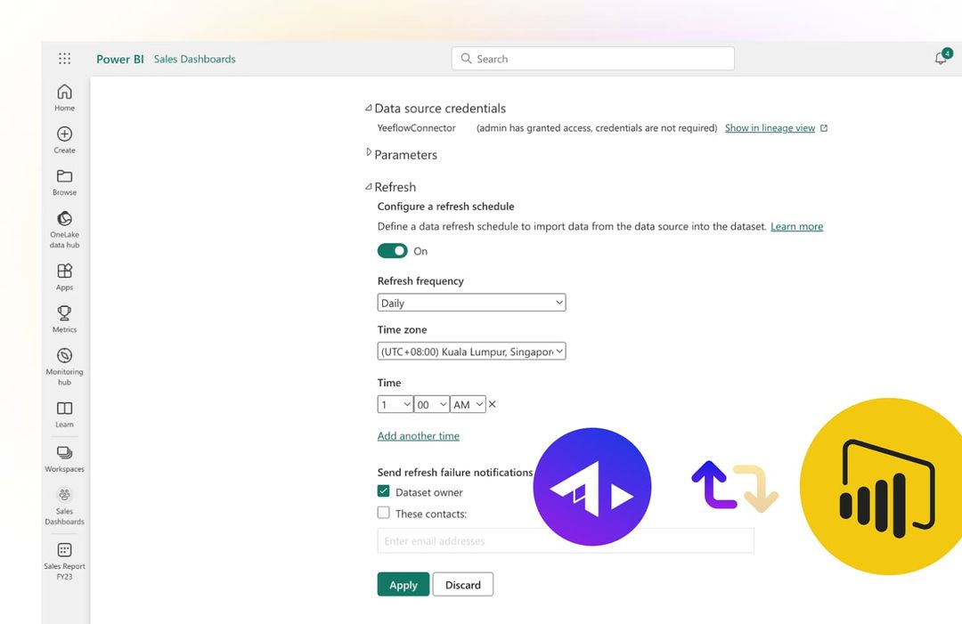 Yeeflow: Integrate with Power BI for Data Insights