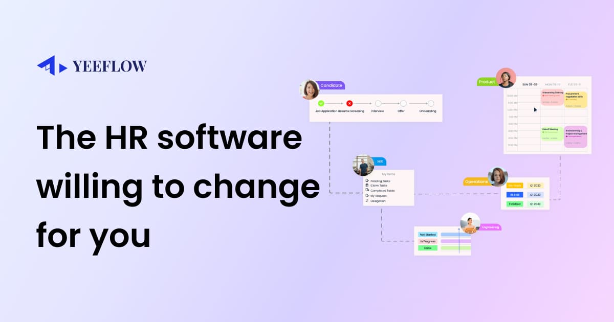Yeeflow HR Management Solution: Empower HR with Seamless Digital Tools
