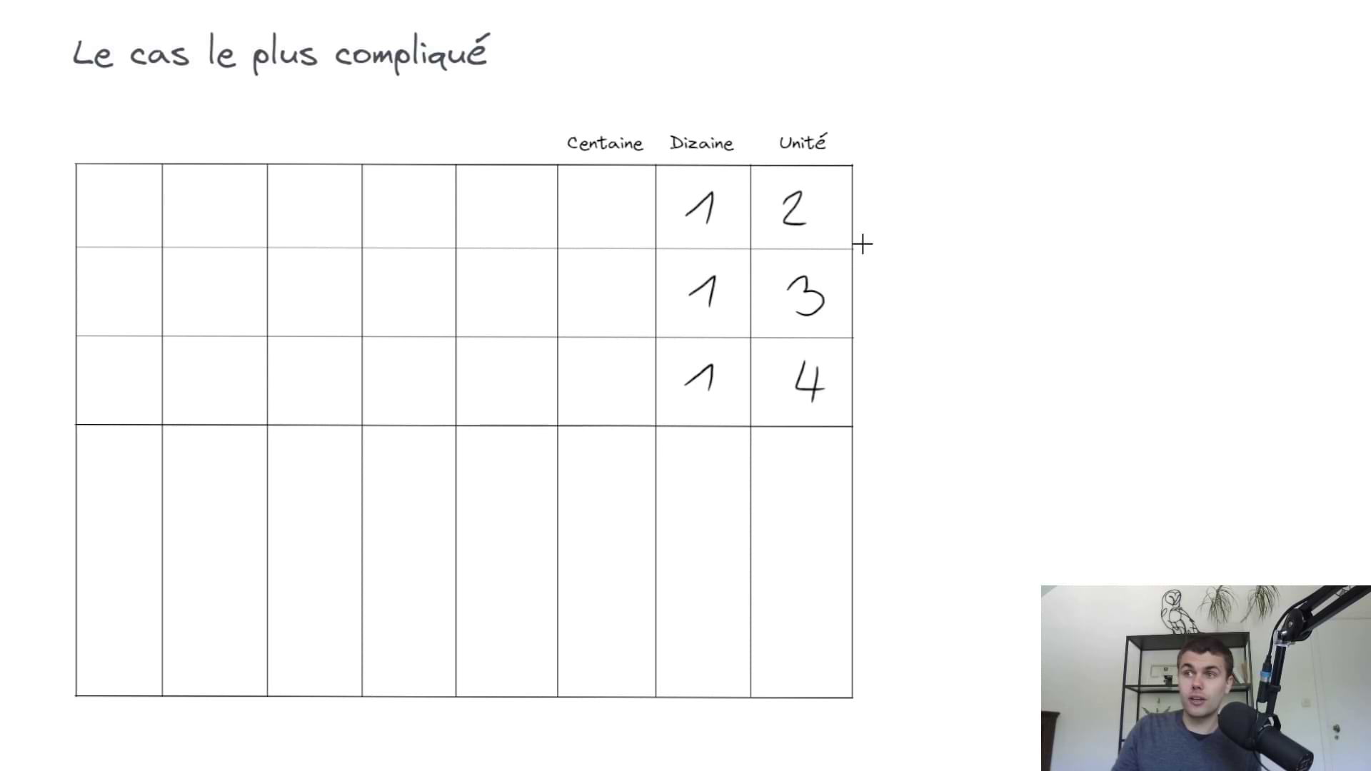 Multiplication écrite à trois facteurs