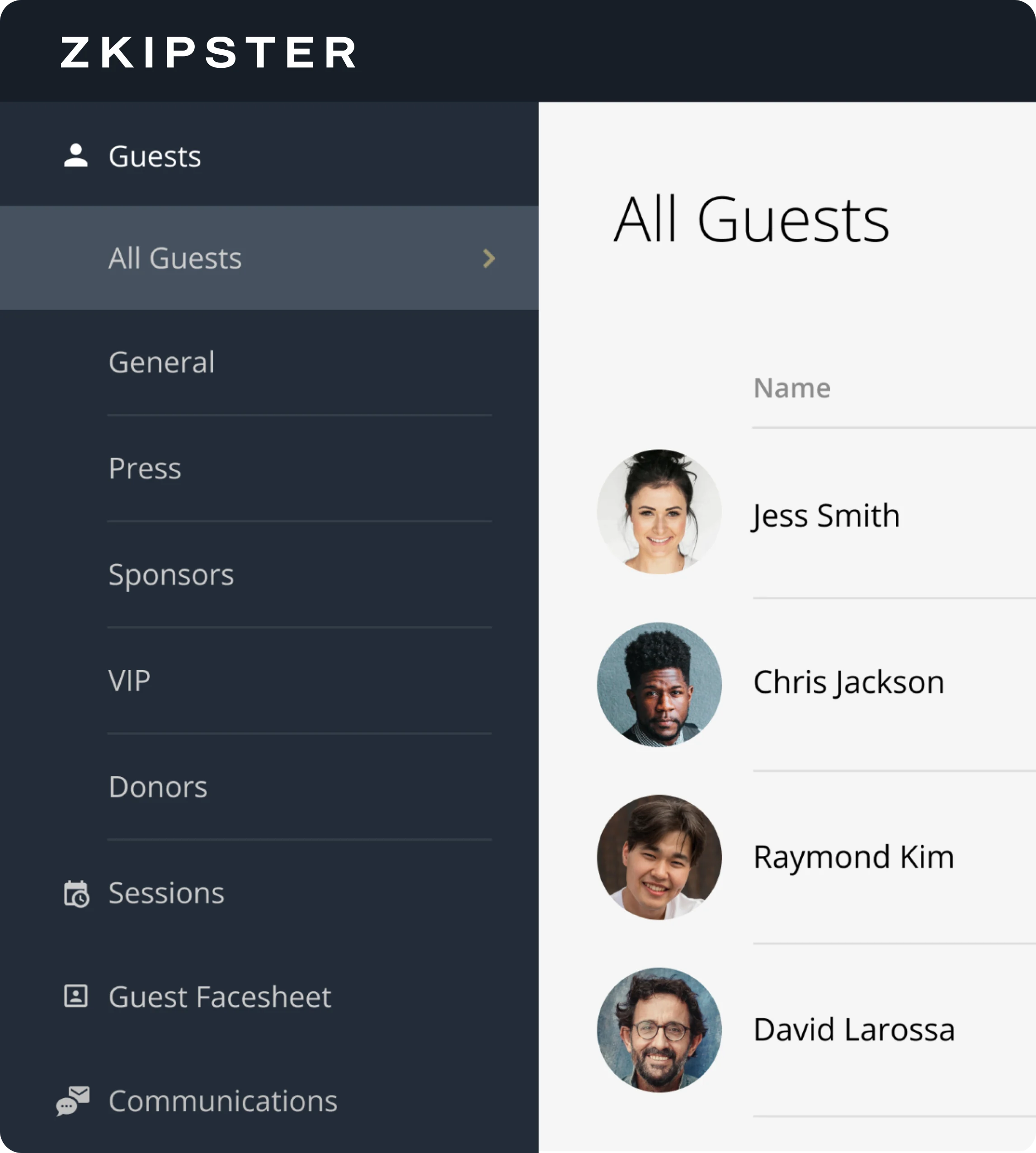 Guest management with zkipster: the global authority for guests