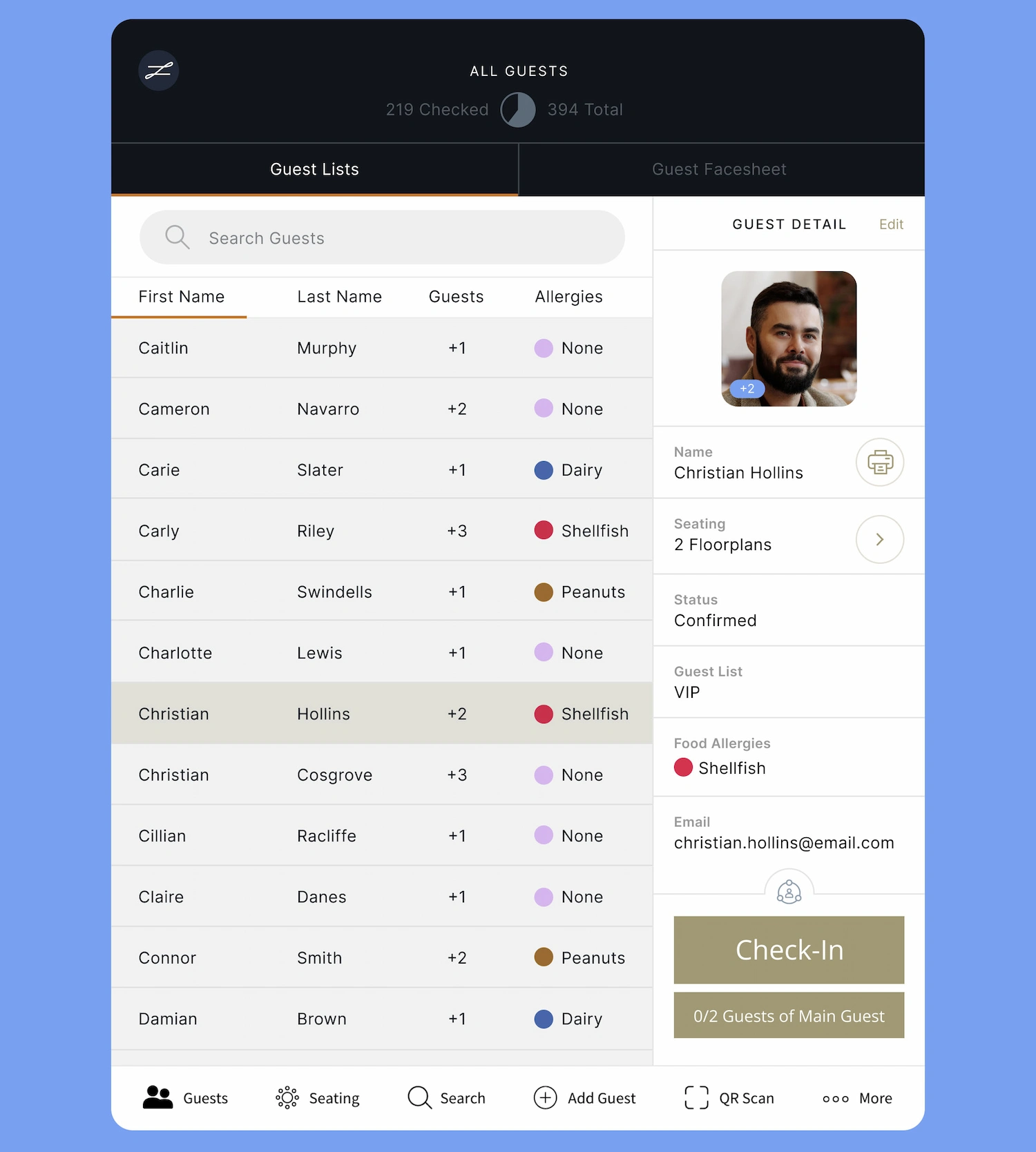 Guest management with zkipster: the global authority for guests
