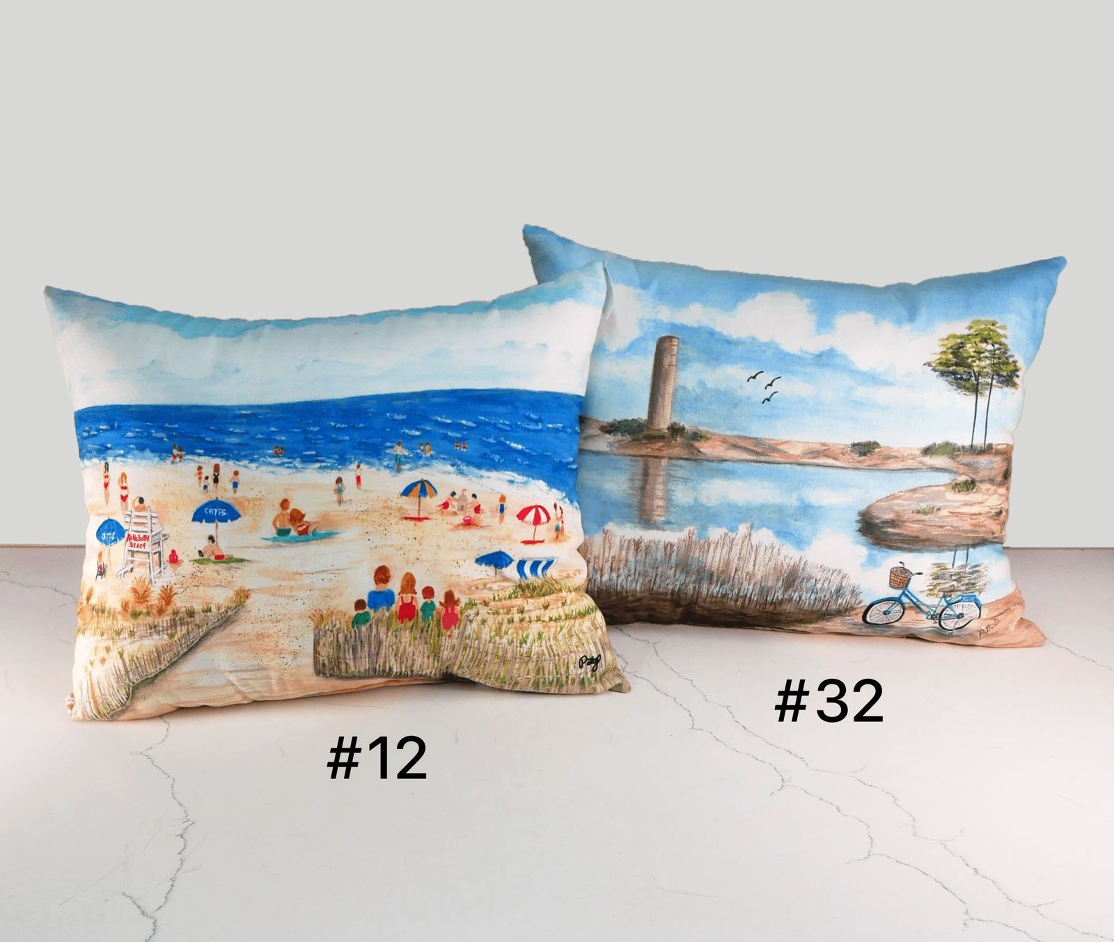 Large Rectangle Pillow | Sea Shell Shop - Rehoboth Beach DE