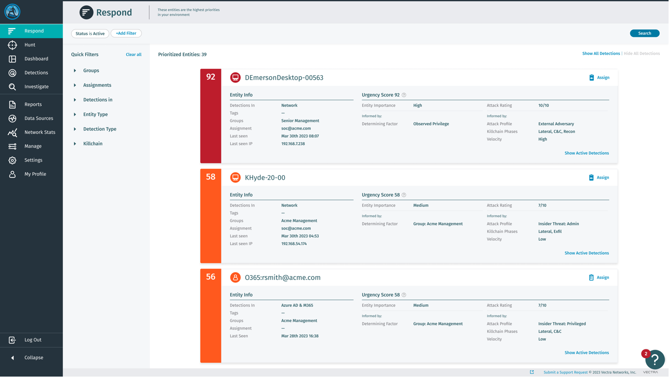 Vectra AI's User-Centric Approach to Delivering Advanced Attack Signal ...