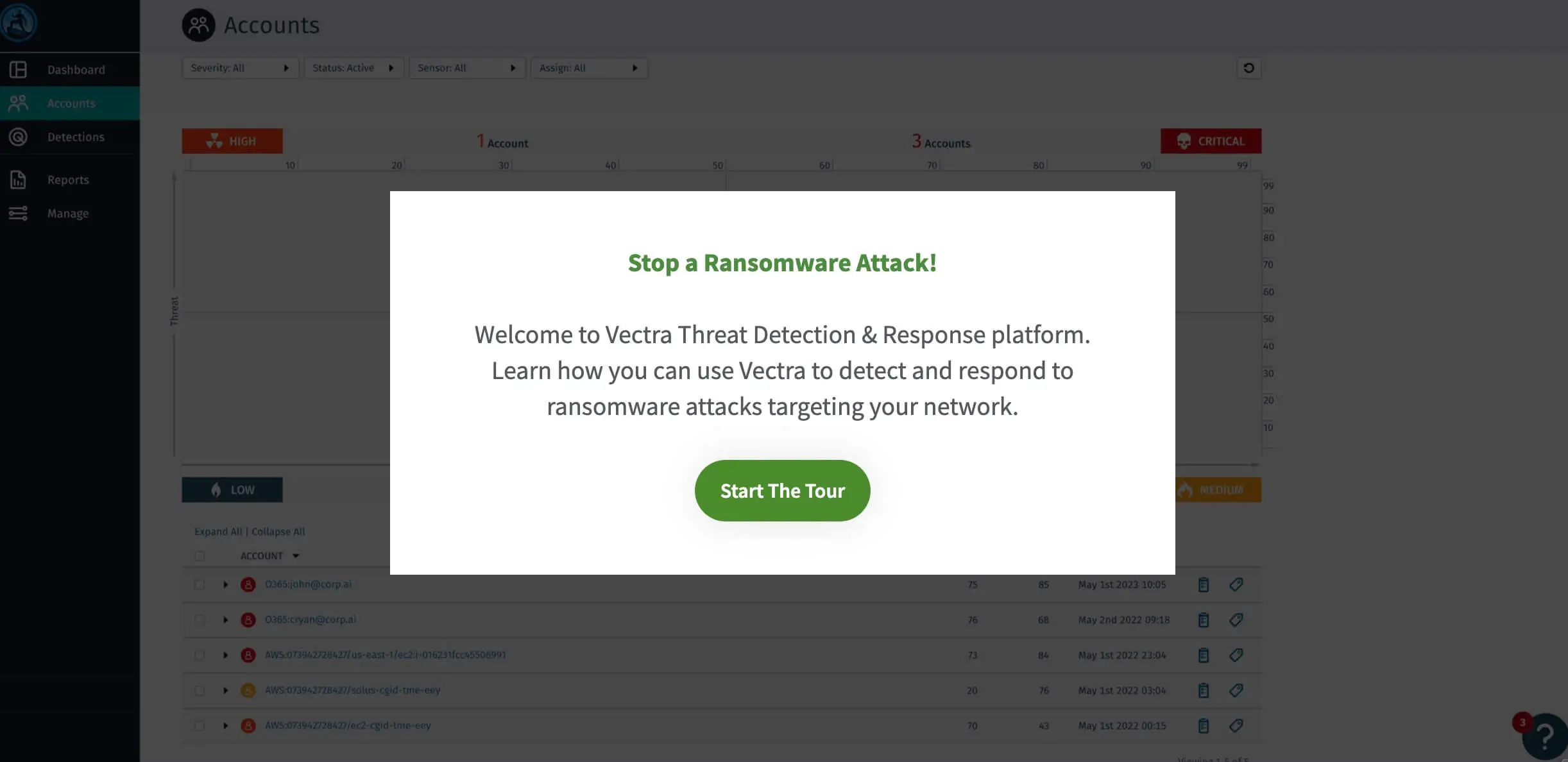 Self-Guided Tour: Stop a Ransomware Attack - Vectra AI