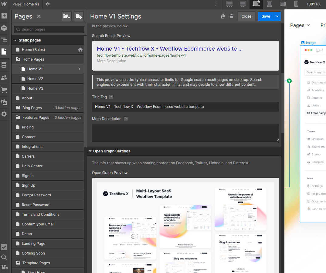 Start Here - Techflow X - Webflow Ecommerce website template