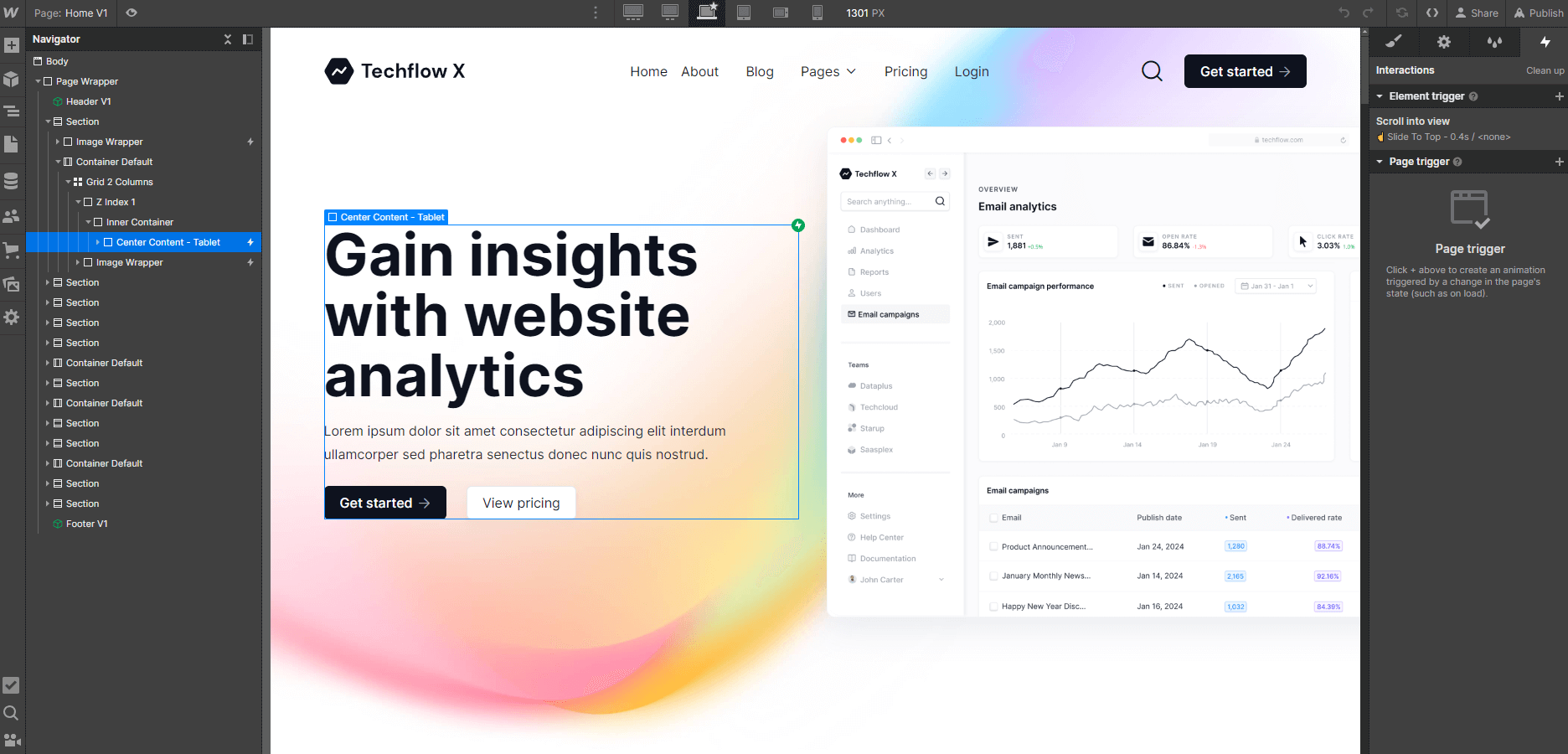 Start Here - Techflow X - Webflow Ecommerce website template