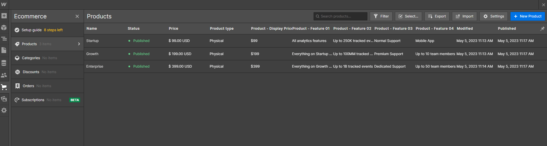 Start Here - Techflow X - Webflow Ecommerce website template