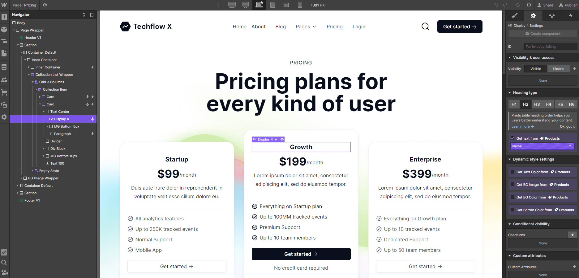 Start Here - Techflow X - Webflow Ecommerce website template