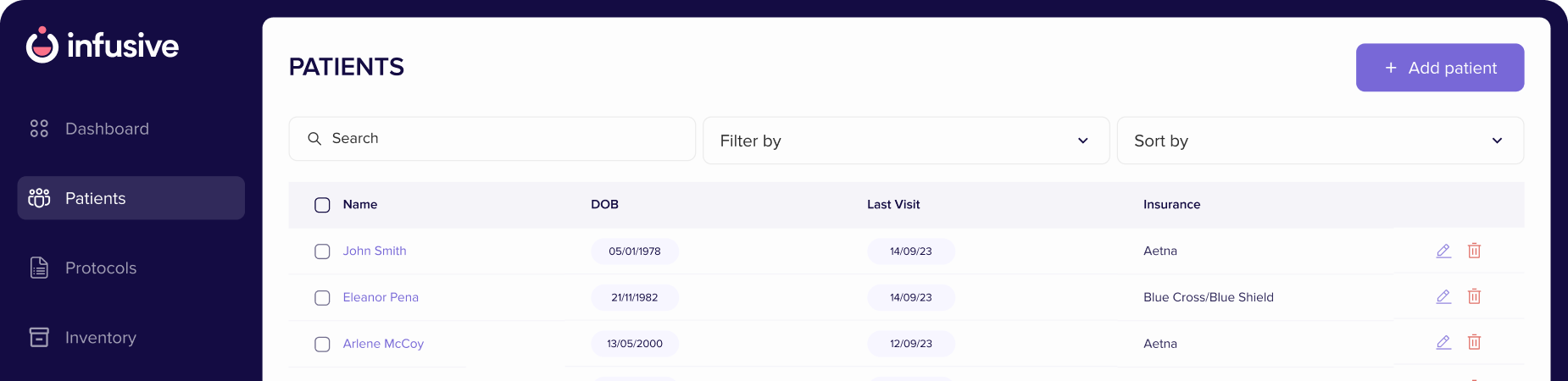 Infusive - Platform