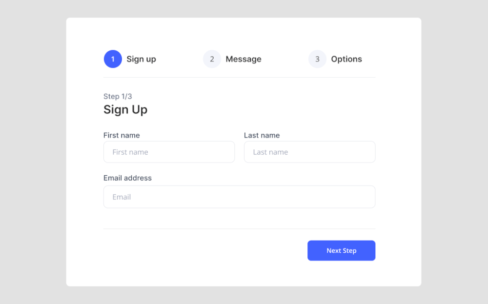 Multi Step Form 2 - Responsive component for Bubble.io