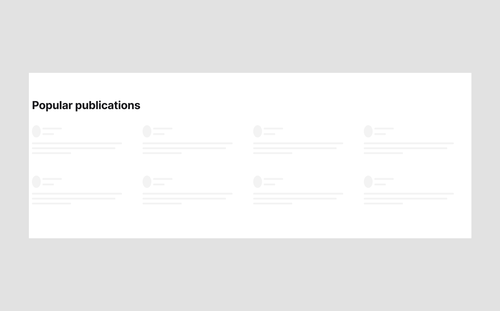 Skeleton loader 4 - Responsive component for Bubble.io Skeleton loader 4 - Responsive component for Bubble.io