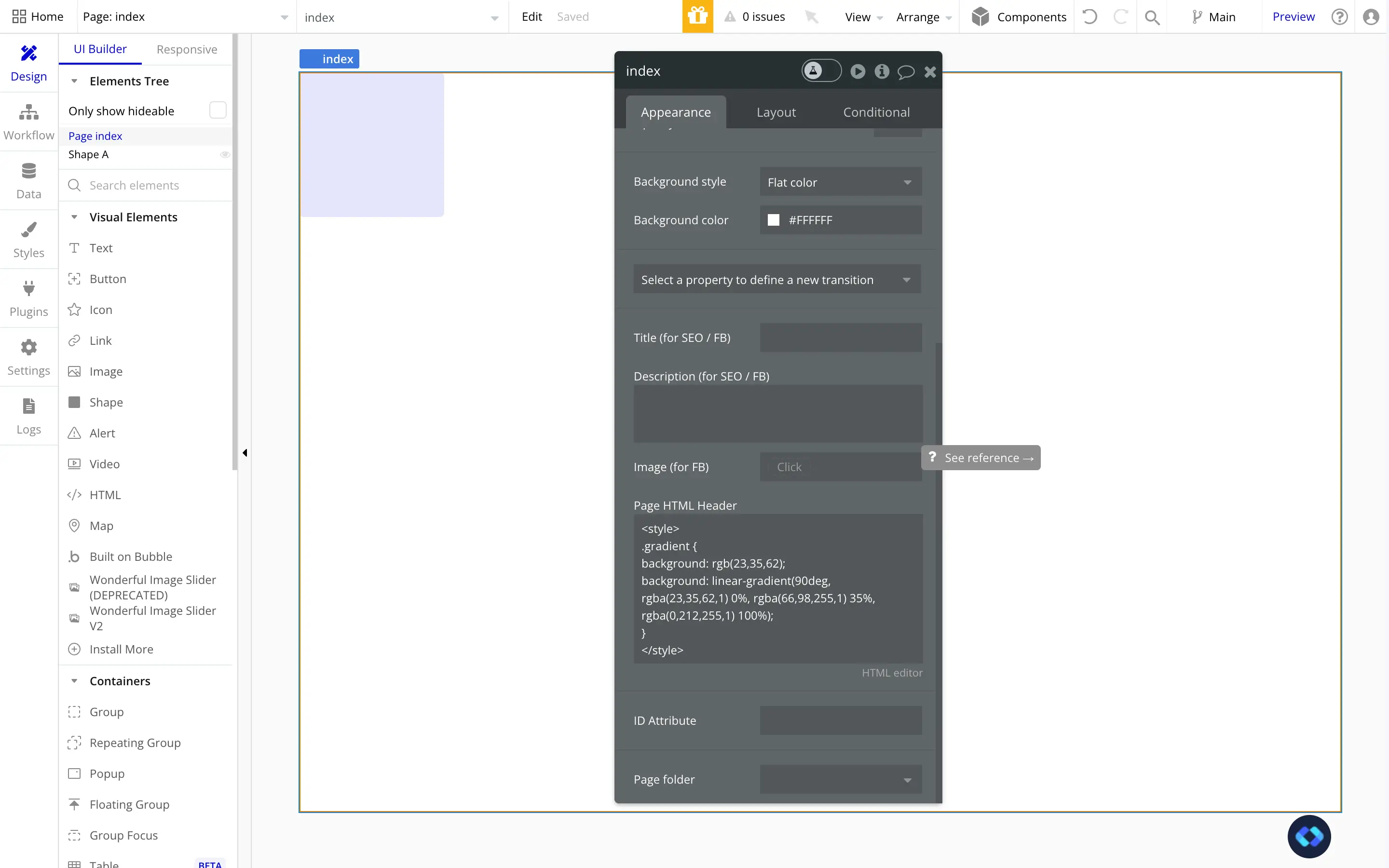 Bubble.io Custom CSS : everything you need to know (2024) - Nocodable