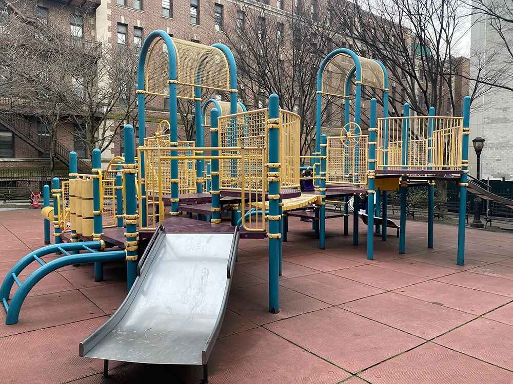 Blue and Yellow Playground - Brooklyn