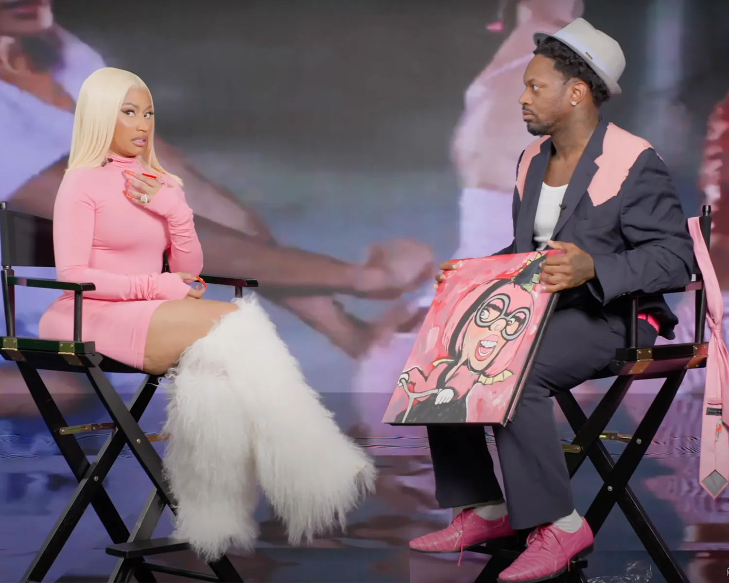 Funny Marco's Portrait of Nicki Minaj on 'Open Thoughts': Her Reaction ...