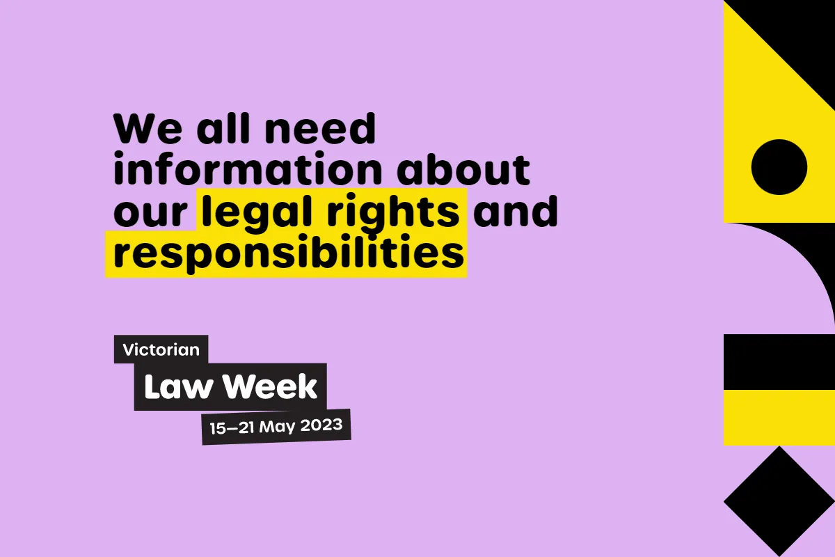 Join us for Victorian Law Week | Victoria Law Foundation
