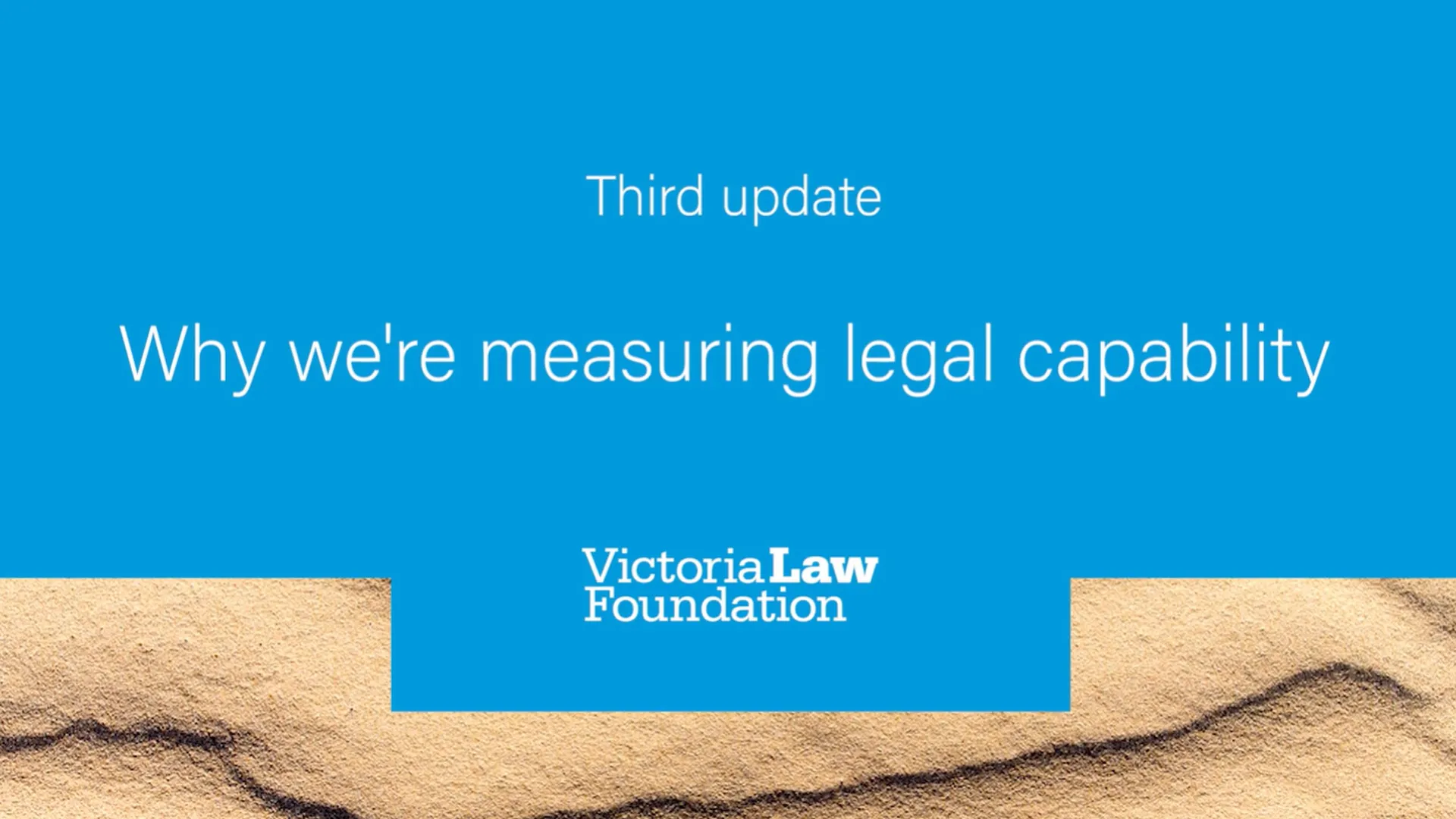 Why we're measuring legal capability | The PULS | Victoria Law Foundation