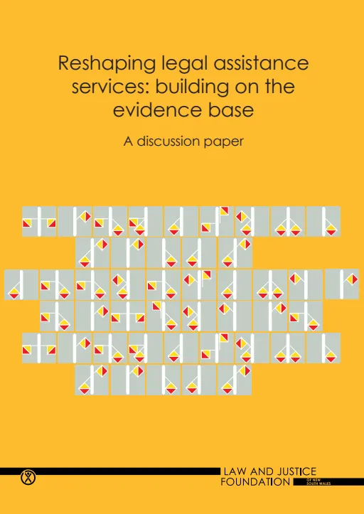 Reshaping Legal Assistance Services: Building on the Evidence Base ...