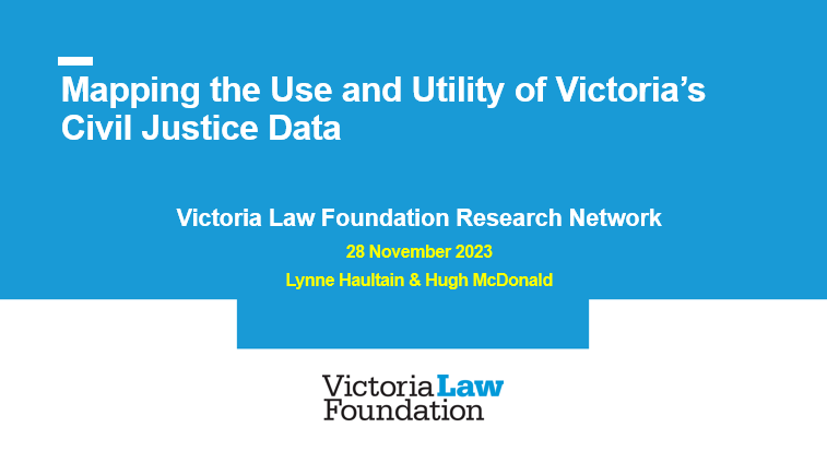 Mapping Justice Research Network webinar slides - VLF | Victoria Law ...