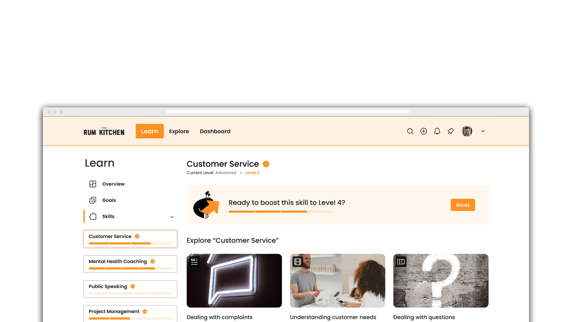 Learning Management System (LMS) - Thrive