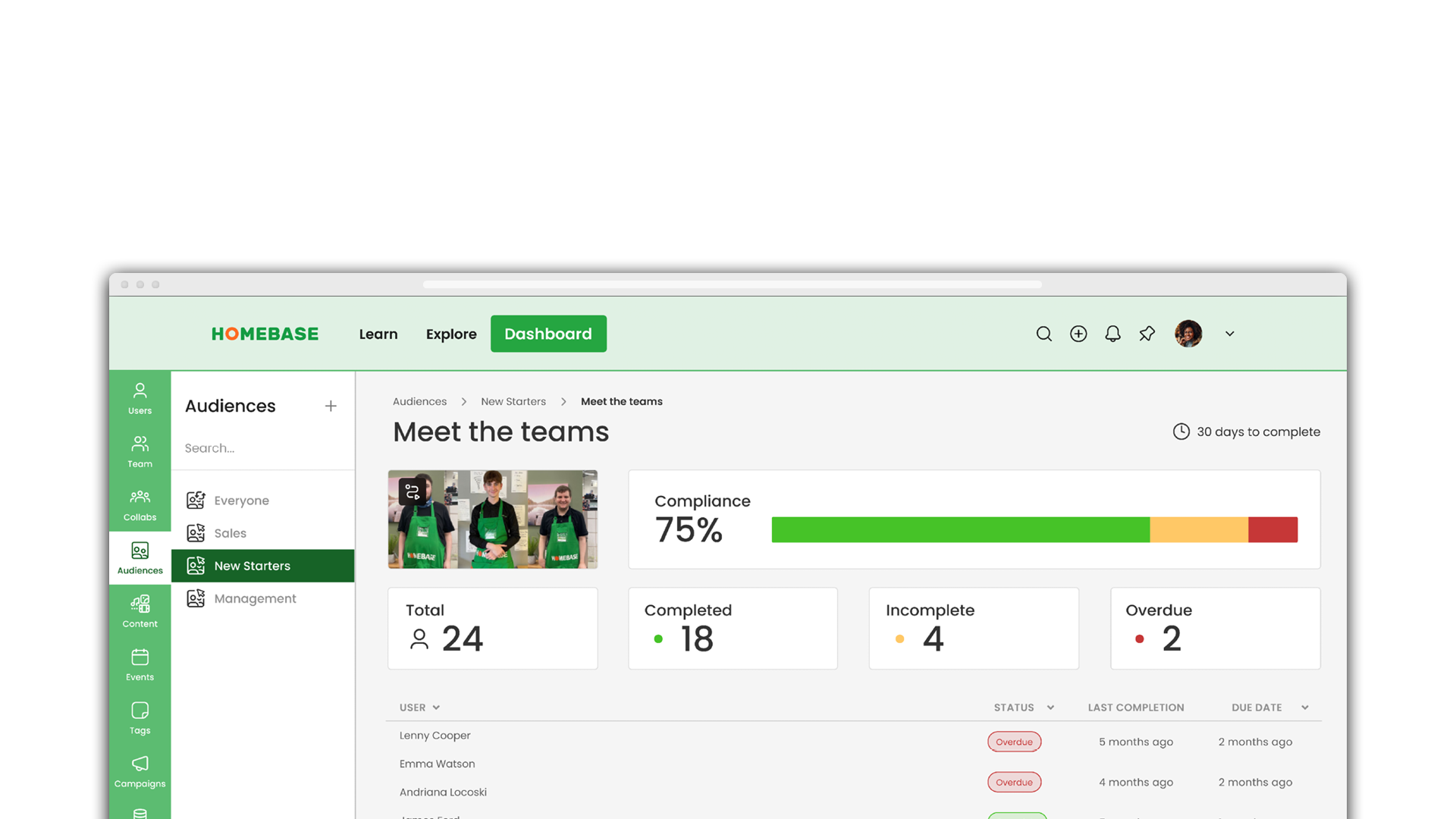 Learning Management System (LMS) - Thrive