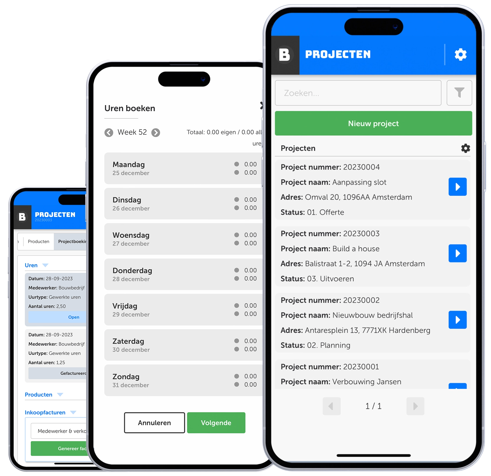 Projectadministratie eenvoudig voor elk bedrijf | Bouwportaal