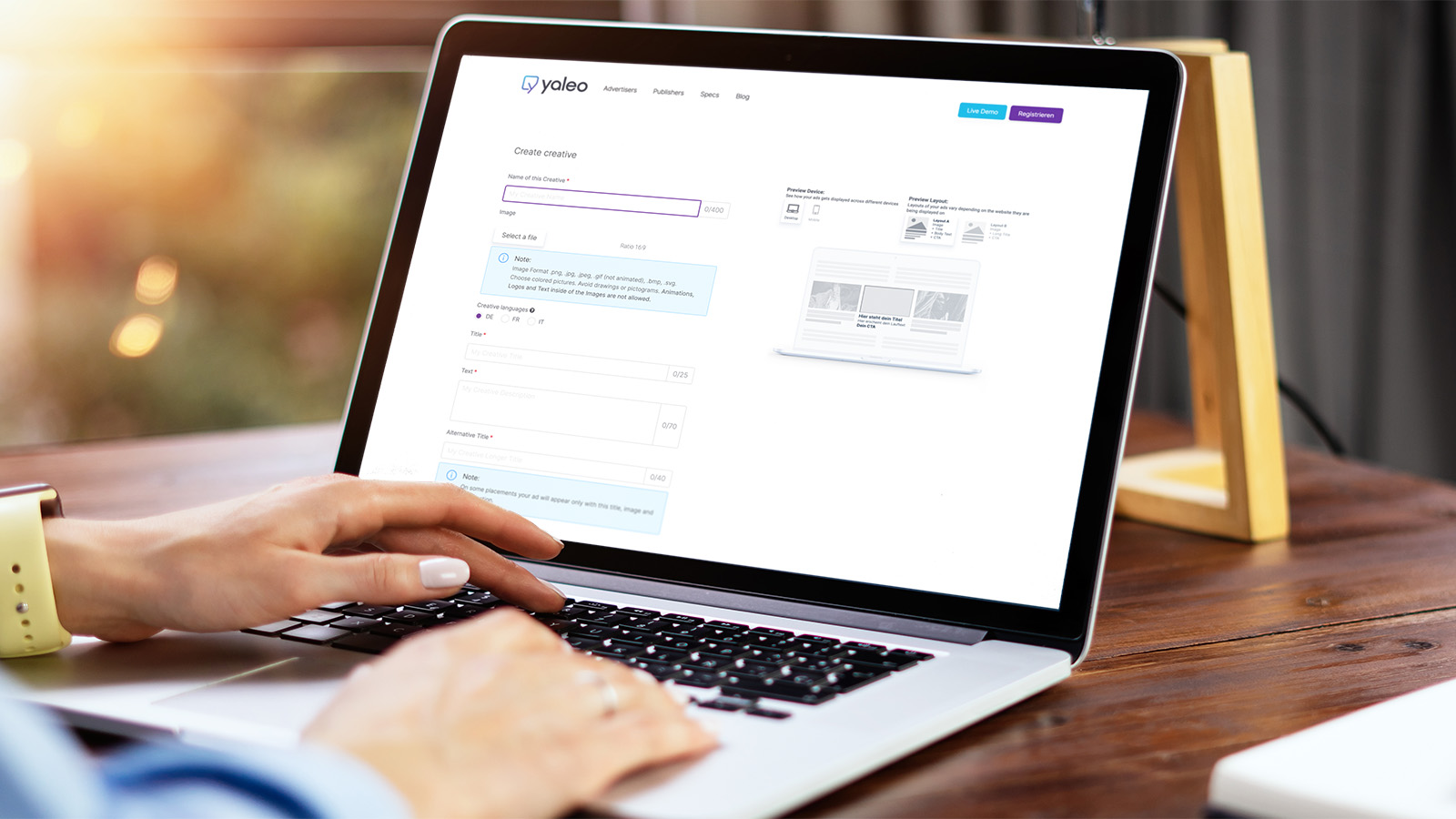 Yaleo Werbeanzeigenmanager : Eine Anleitung | Yaleo
