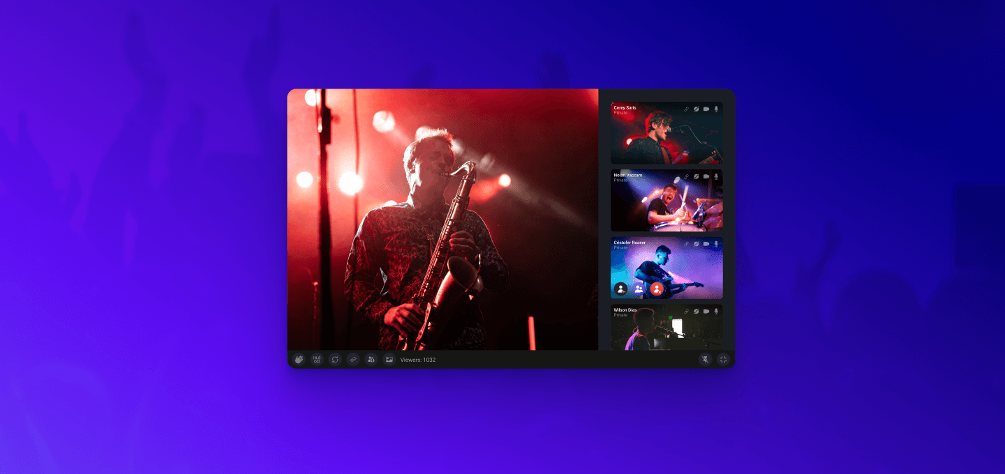 Worldcast Live - HD concert broadcasting with less than a second latency