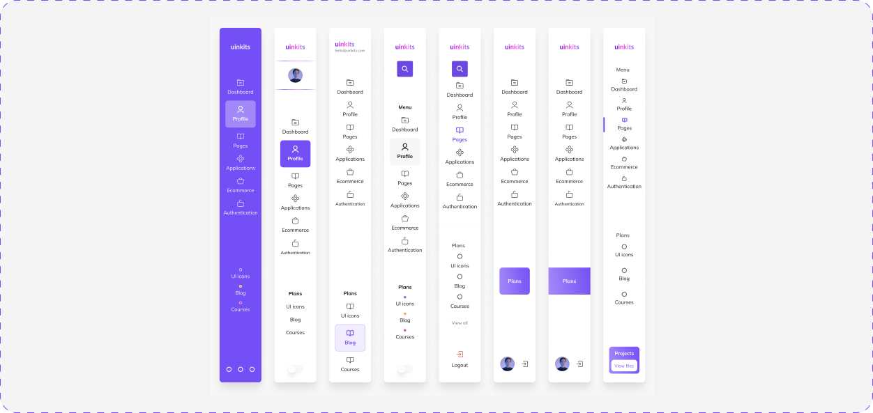 Navigation Rail - UI Element