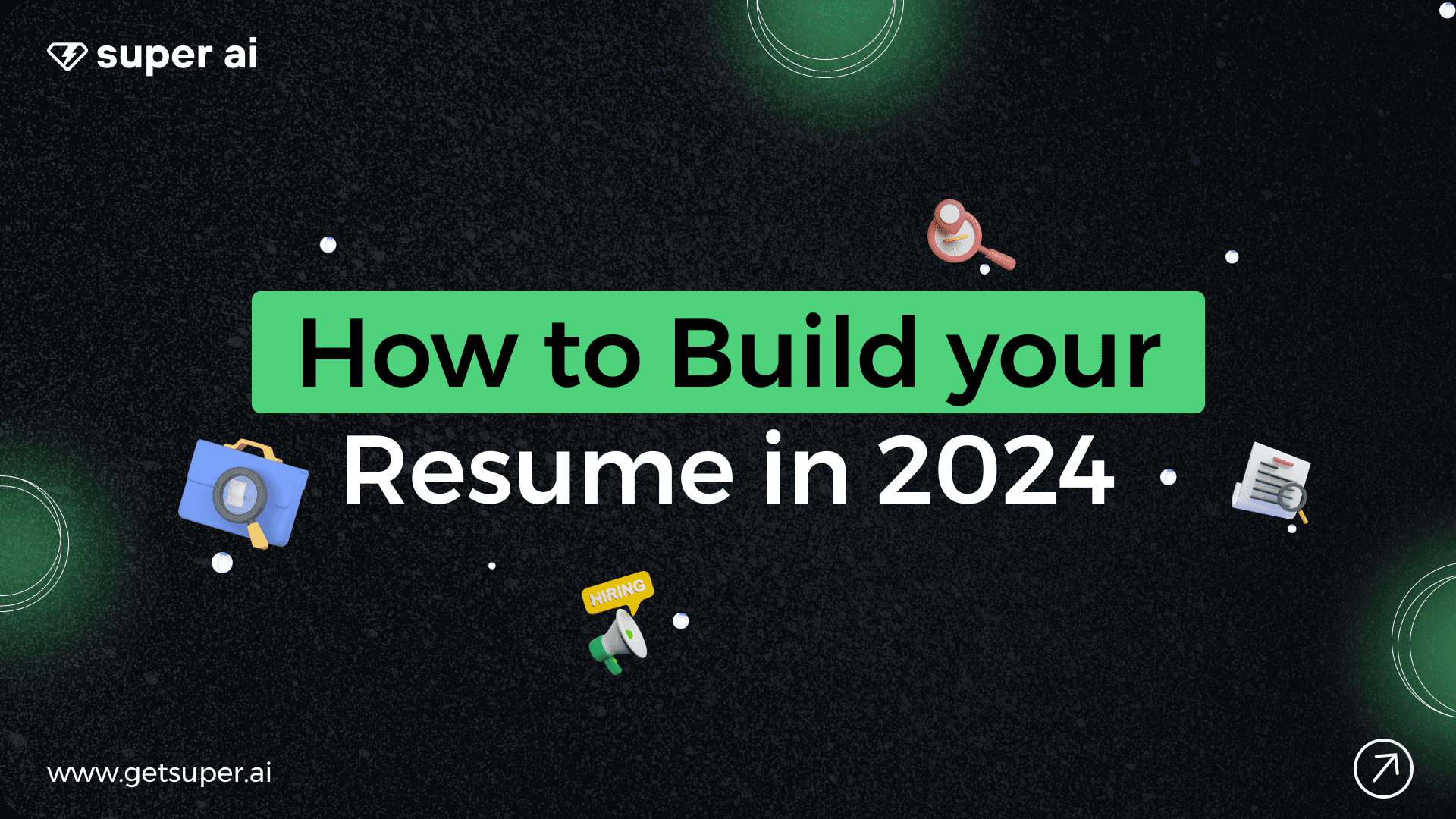 How to build your Resume in 2024