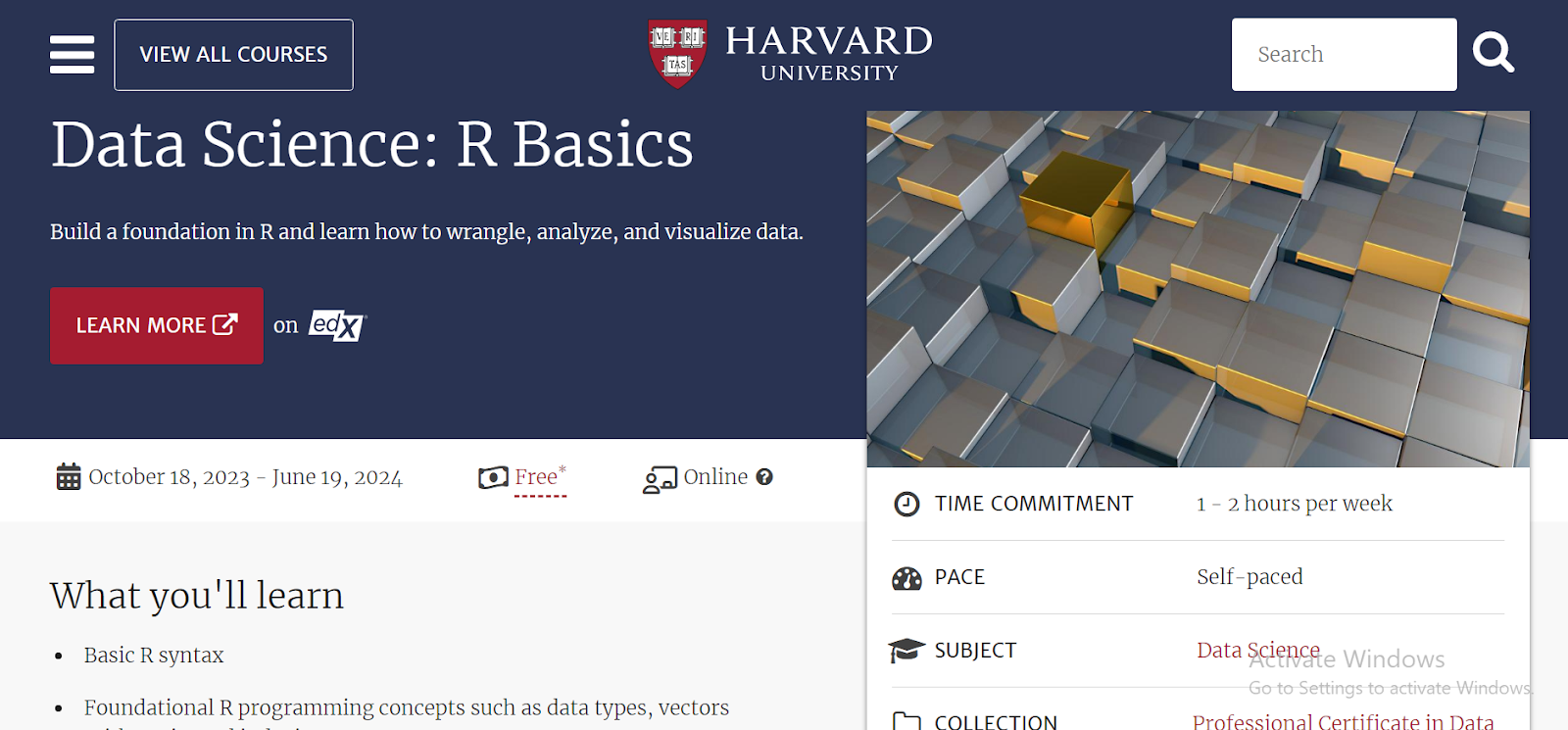 Top 9 Data Science Courses from Harvard University