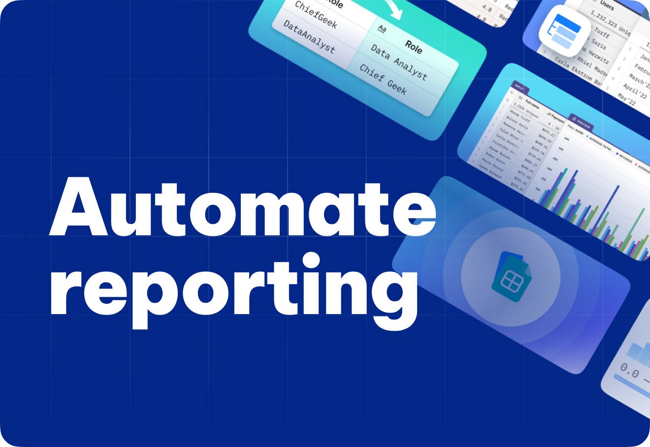 Tabula - Tabula updates: Automate reporting