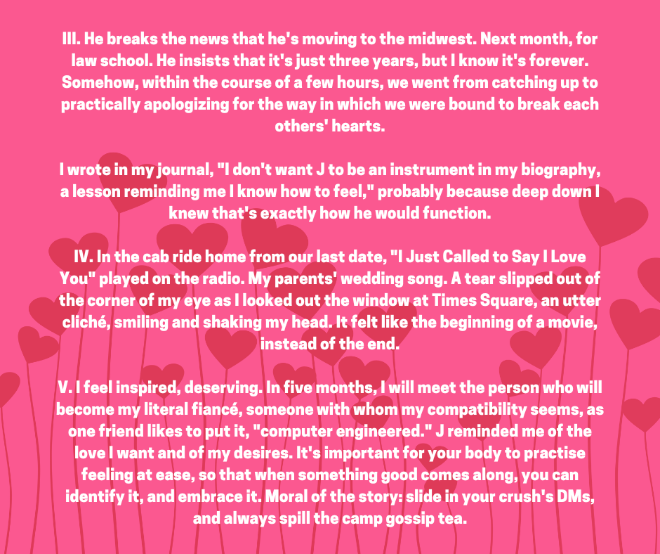 Valentine Grams: Dating Stories | Niv Mag